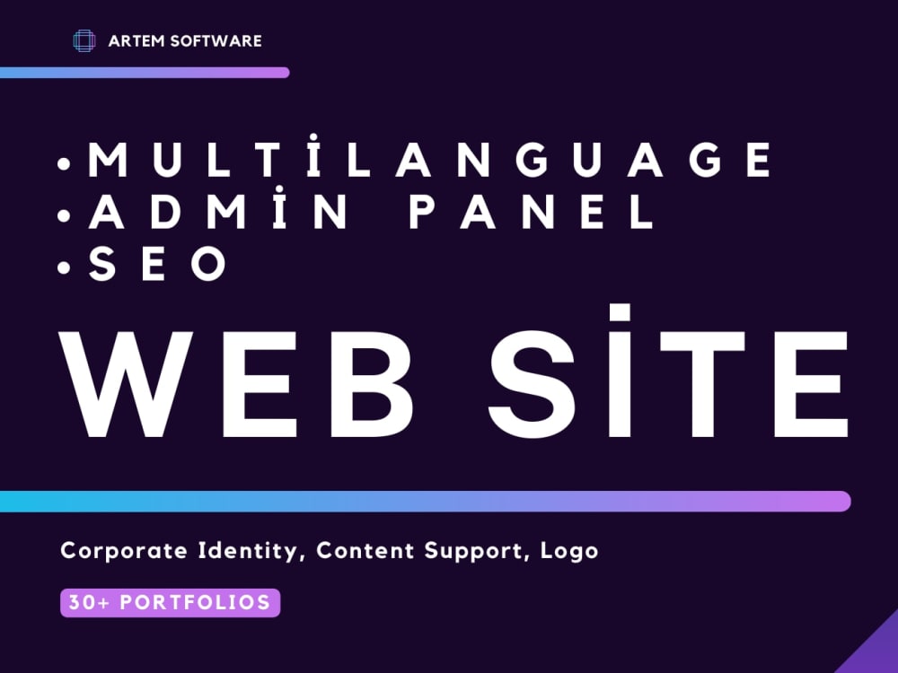 Multilanguage, admin panel and seo compatible website | Upwork