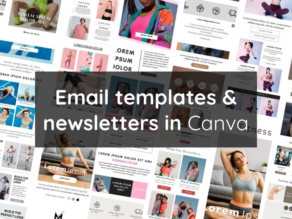 A professional email template in canva | Upwork