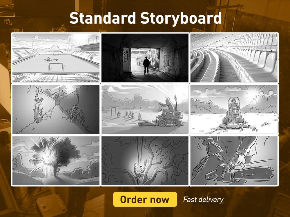 Professional storyboard for your script | Upwork