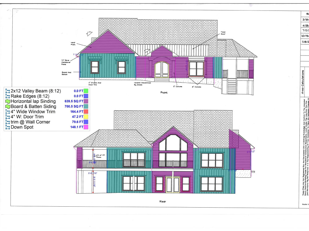Detailed lumber material takeoff, wood framing and estimation within 2 ...