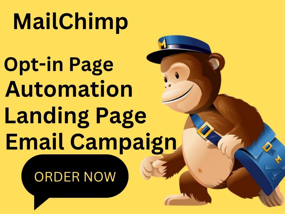 A MailChimp Landing Page, Automation, Email Campaign, and Sign-in form ...