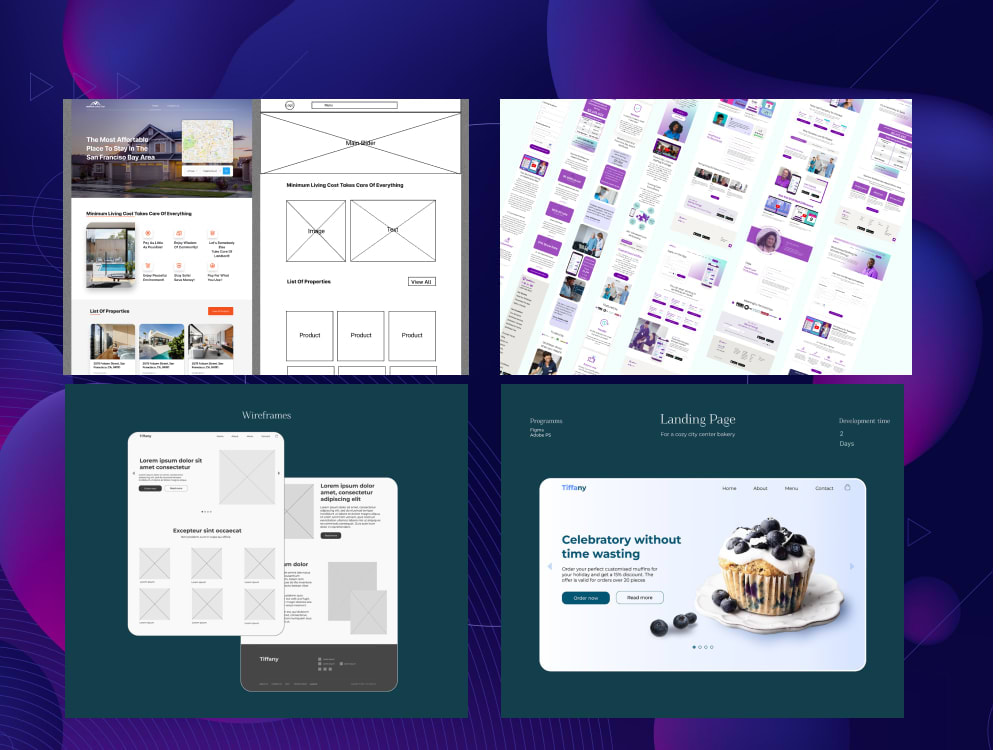 Website Landing Page UI UX design in Figma | Mobile App UI ...