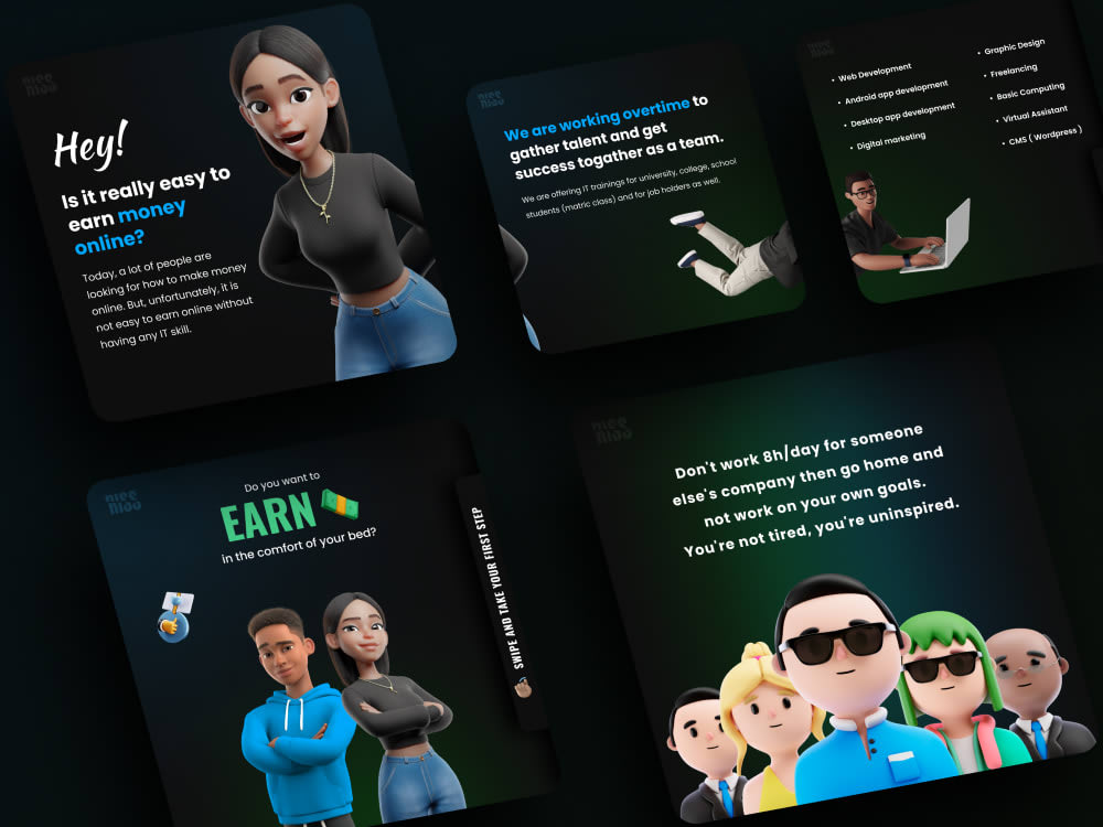 Creative post design, Instagram post Facebook ads design | Upwork