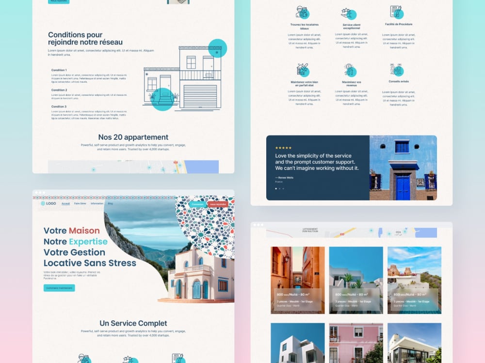 Ui ux design for website ui, web ui, landing page, mobile app ui in ...
