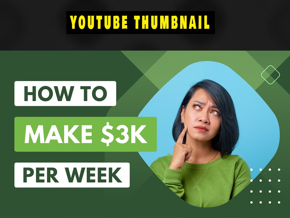 Create catchy YouTube thumbnail | Upwork