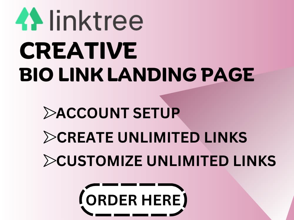 Professional linktree or a landing page design for a bio on the Instagram | Upwork
