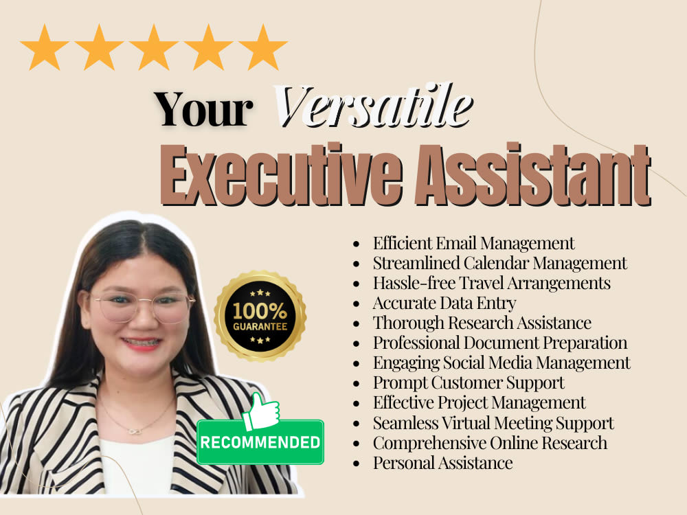 Top-Notch Executive Virtual Assistant Services | Upwork