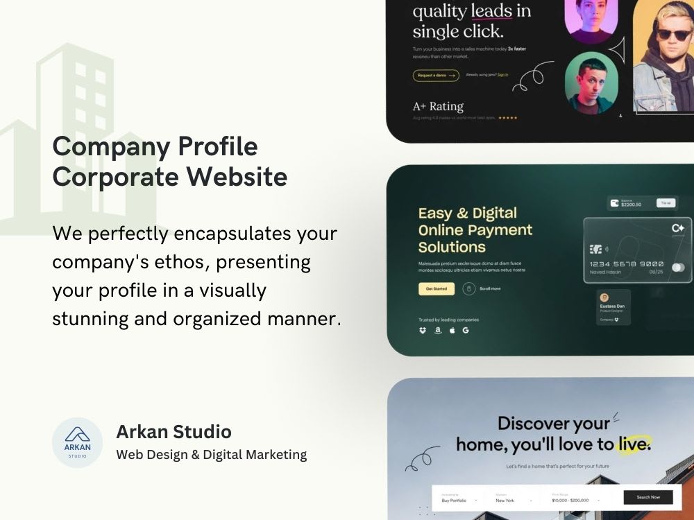A professional wordpress company profile website | Upwork