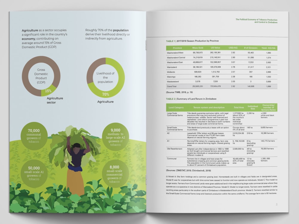 An infographical, visually appealing professional report / document ...