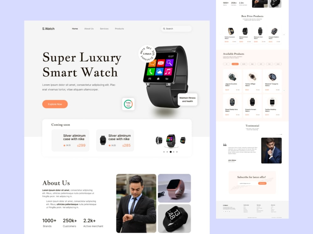 A Responsive Landing Page for Your Ecommerce Website | Upwork