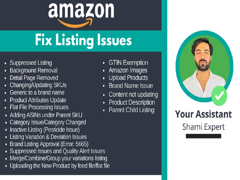Resolution and fixation of your Amazon Product Listing Variation issues | Upwork