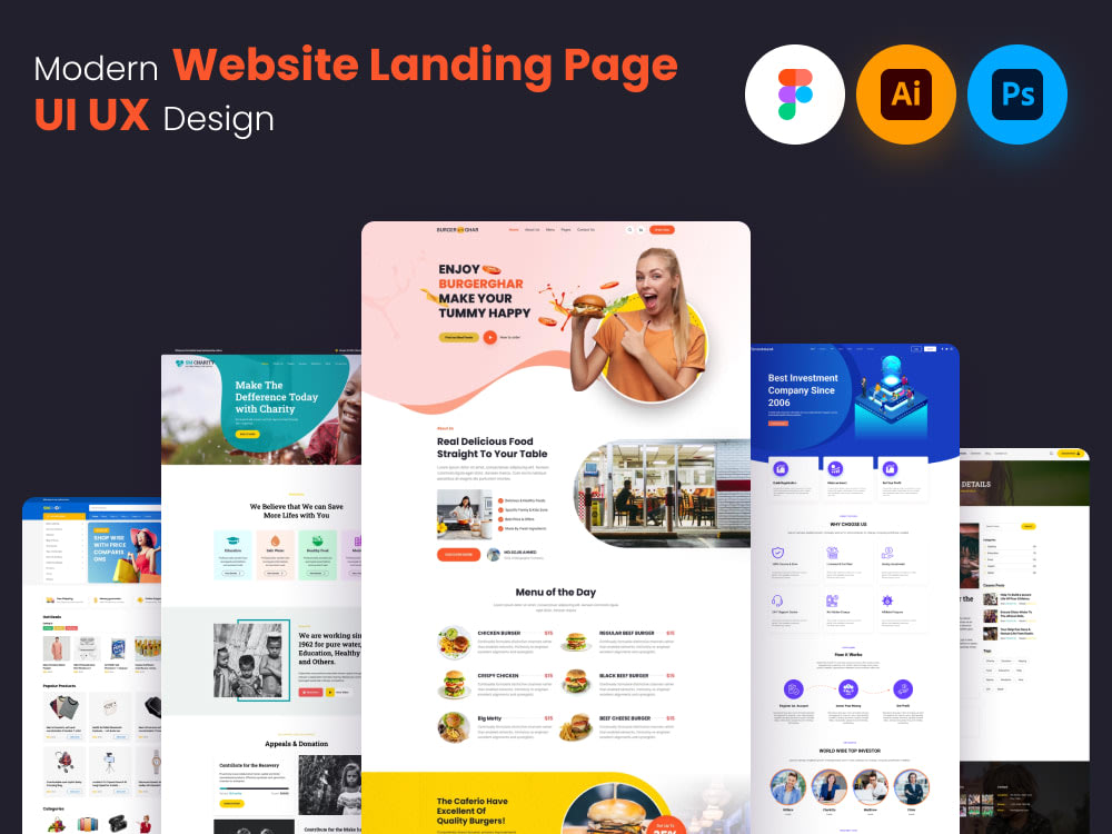 I will create an UI UX design in Figma for your website | Upwork