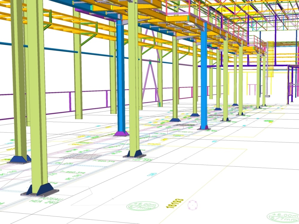 A metal structure drawing 3d and 2d | Upwork