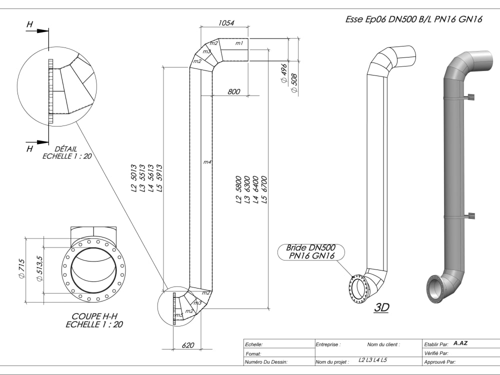 A boilermaking drawings and sheet metal parts 3d cad | Upwork