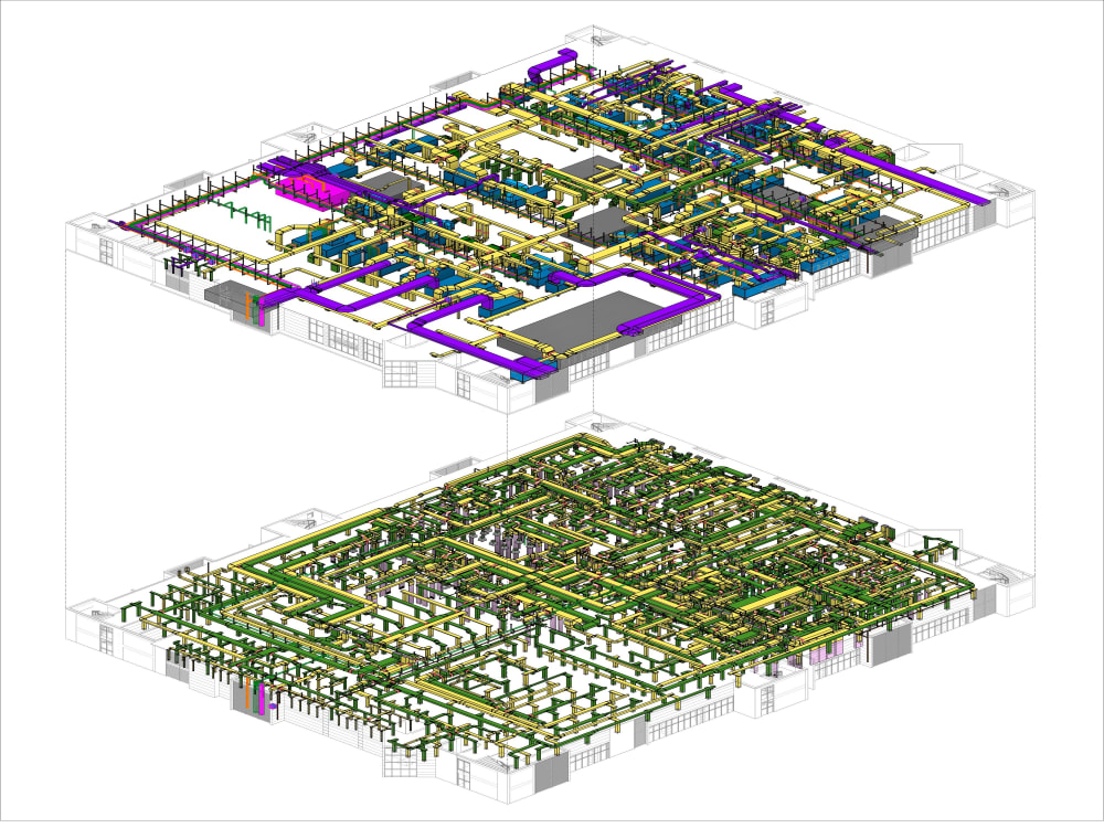 Complex MEP BIM design/model in Revit | Upwork