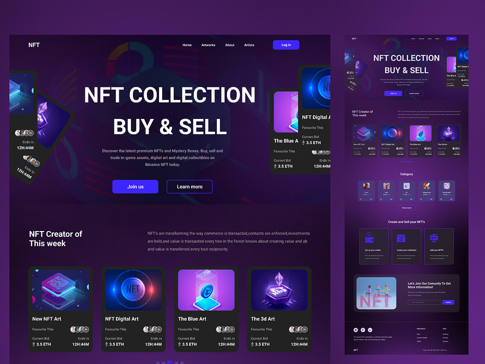 NFT | Web3 | Solidity | NFT Mint | Smart Contract | Upwork