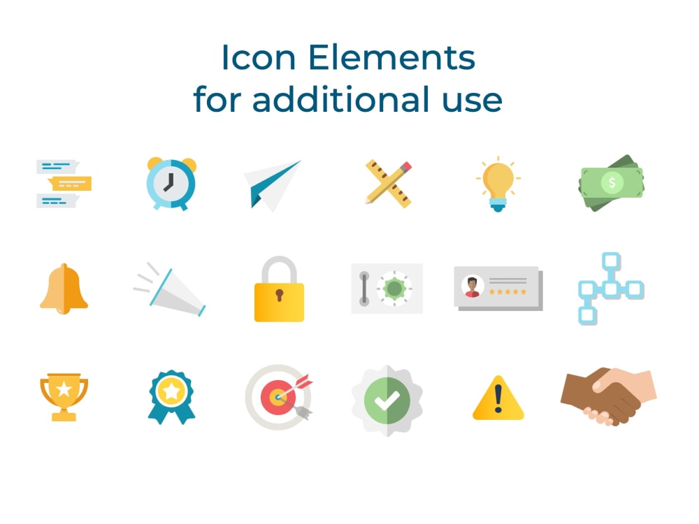 PowerPoint or Keynote Recolorable Icons (starter set) | Upwork