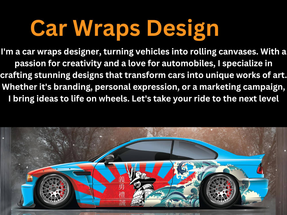 Receive a Captivating Vehicle Wrap Design to Promote Your Product | Upwork