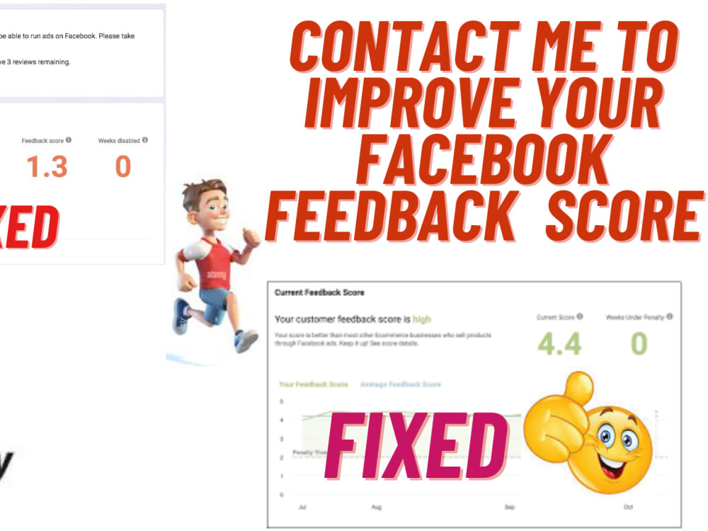 Improve your facebook page customer feedback score | Upwork