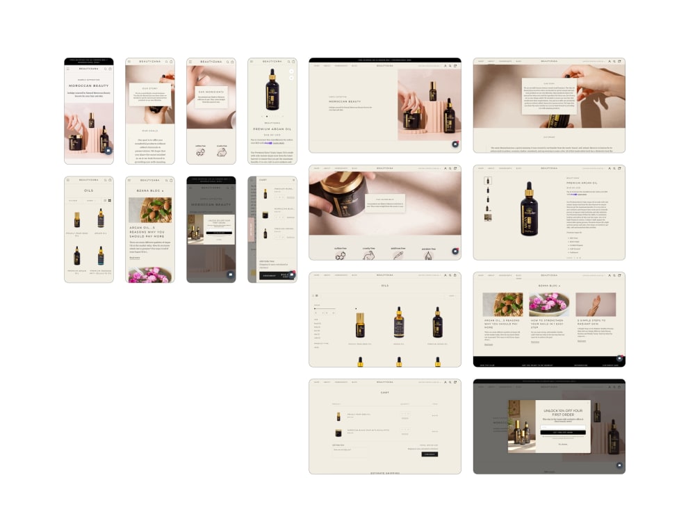 A fully responsive & mobile-optimized Shopify Website Design/Re-design | Upwork