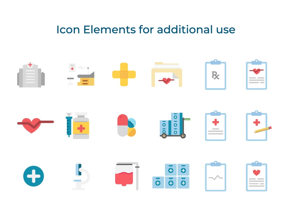 PowerPoint or Keynote Recolorable Icons (medical set) | Upwork