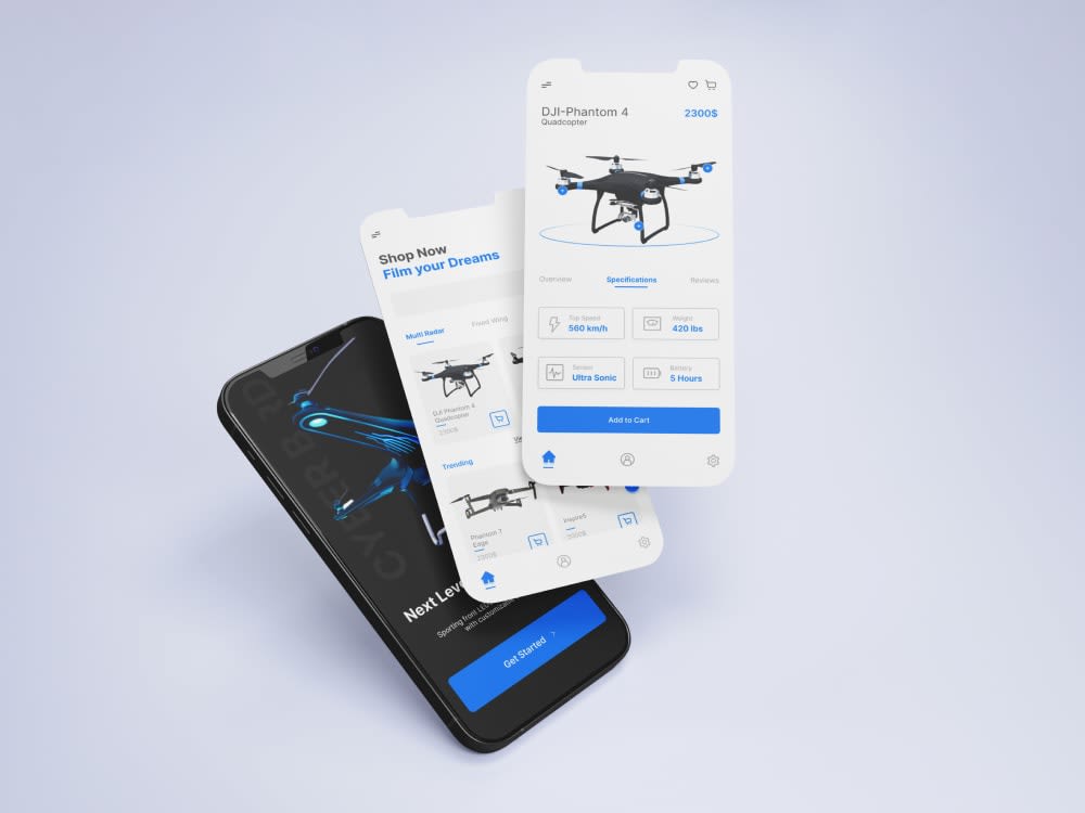 Modern UI/UX design for mobile application | iOS & Android | App ...