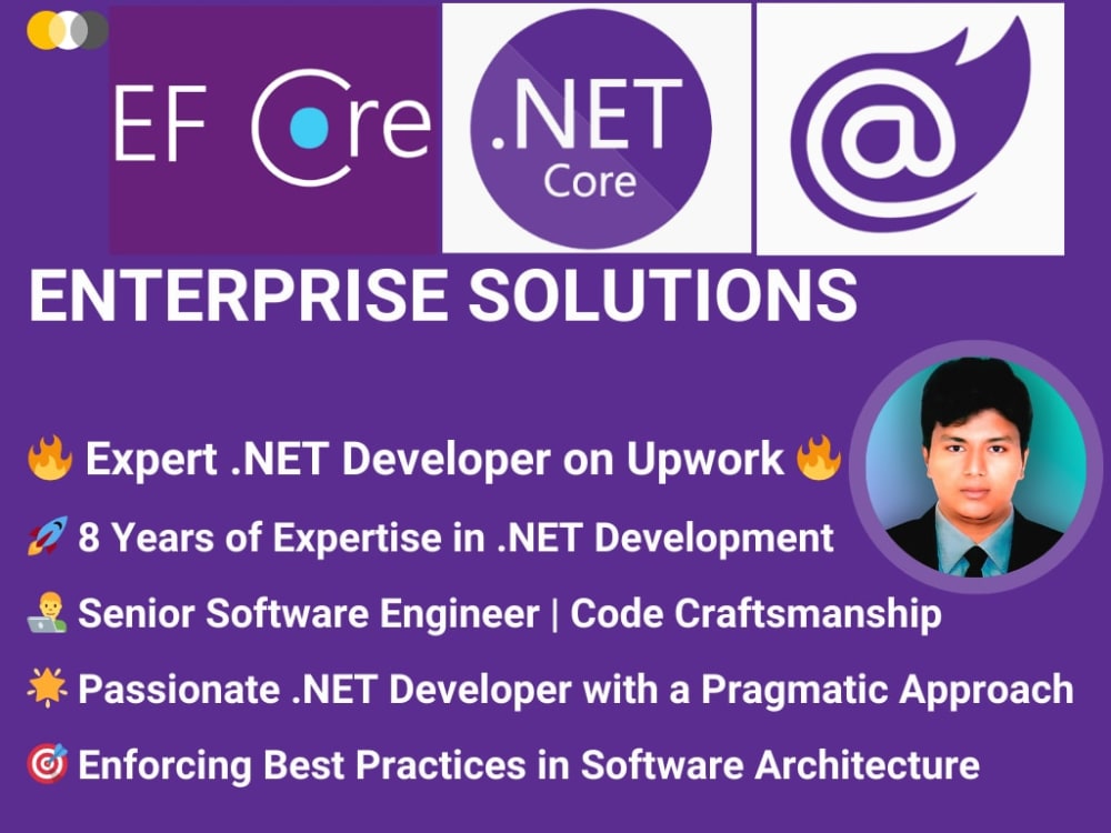 Enterprise applications using ASP.NET Core | Upwork