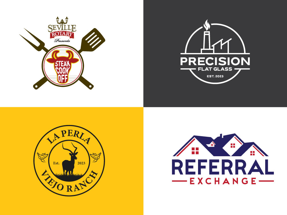 Unique, Minimal, modern, flat logo design for your business | Upwork