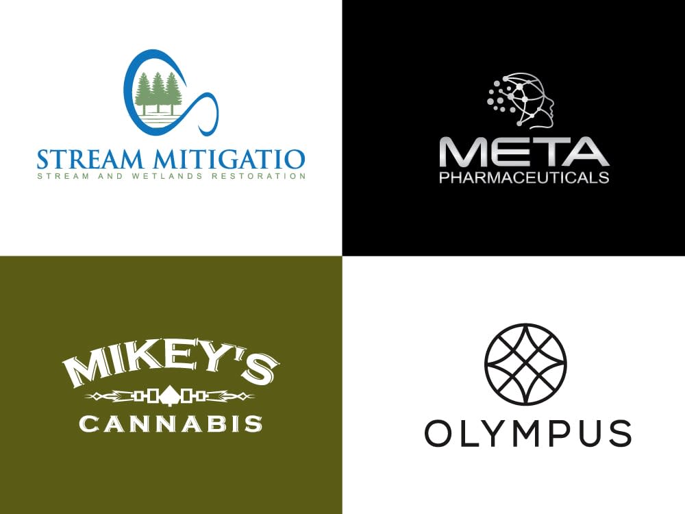 Unique, Minimal, modern, flat logo design for your business | Upwork