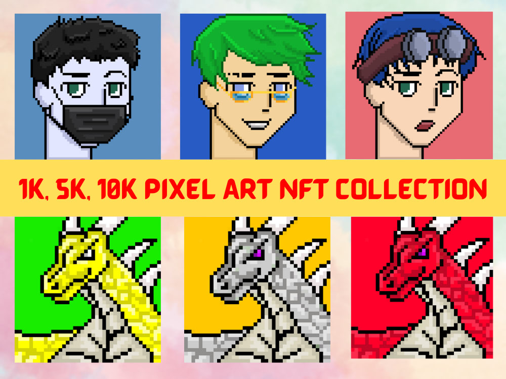 2D Pixel NFT Collection up to 10K generations | Upwork