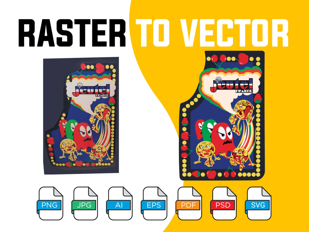 Professional vector design, vector tracing of your Logo, Image or ...