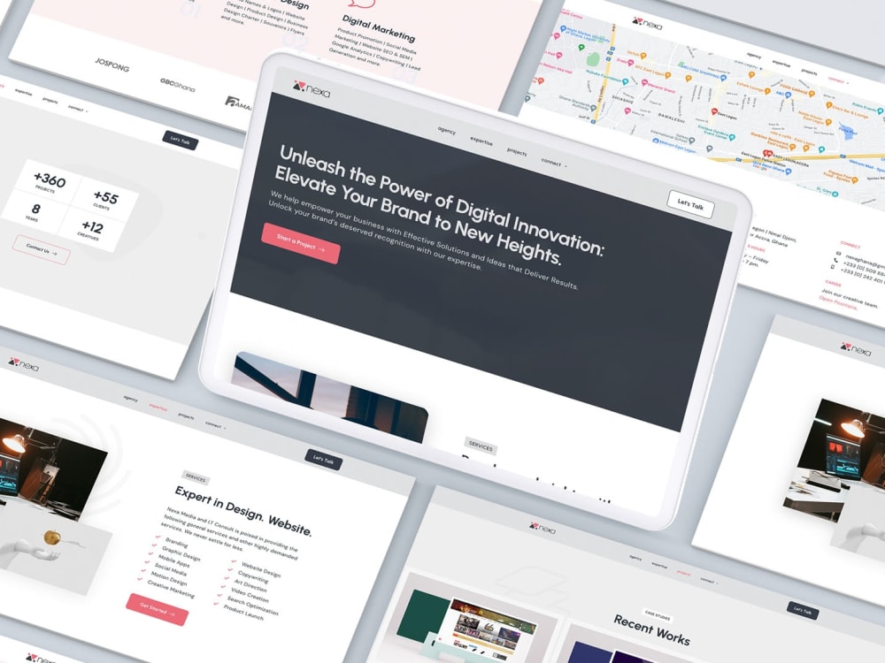 Visually stunning web designs that reflect your brand identity. | Upwork