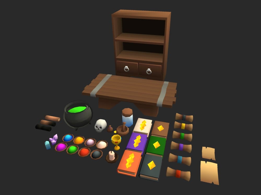 Stunning low-poly props in your desired art style! | Upwork