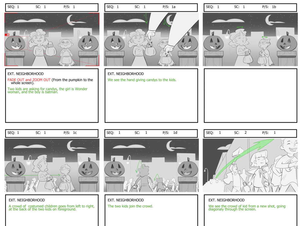 Storyboards and Animatics for your project. | Upwork