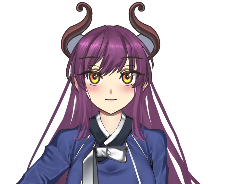 A vtuber model, live2d vtuber rigging | Upwork