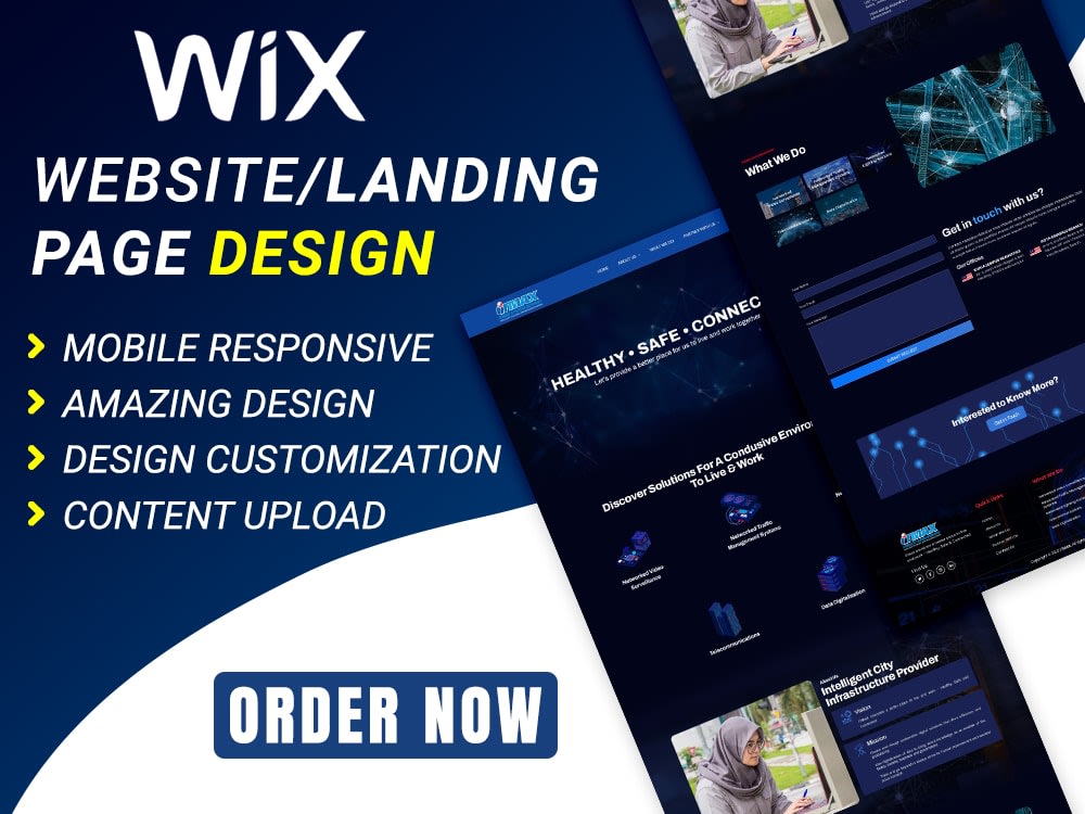 A responsive WIX website design | Upwork