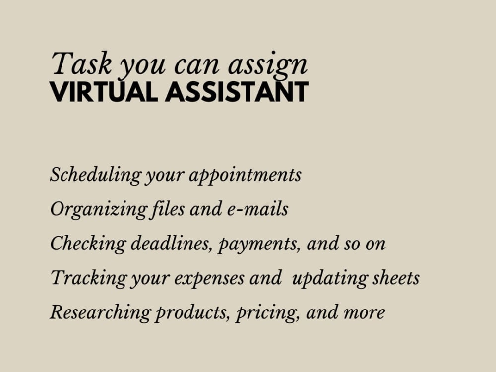 An efficient virtual assistant that can fit any schedule | Upwork