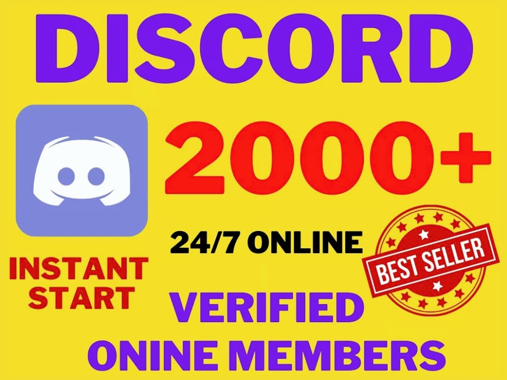 5,000+Discord members 🟢Online Verified Discord Members | Upwork