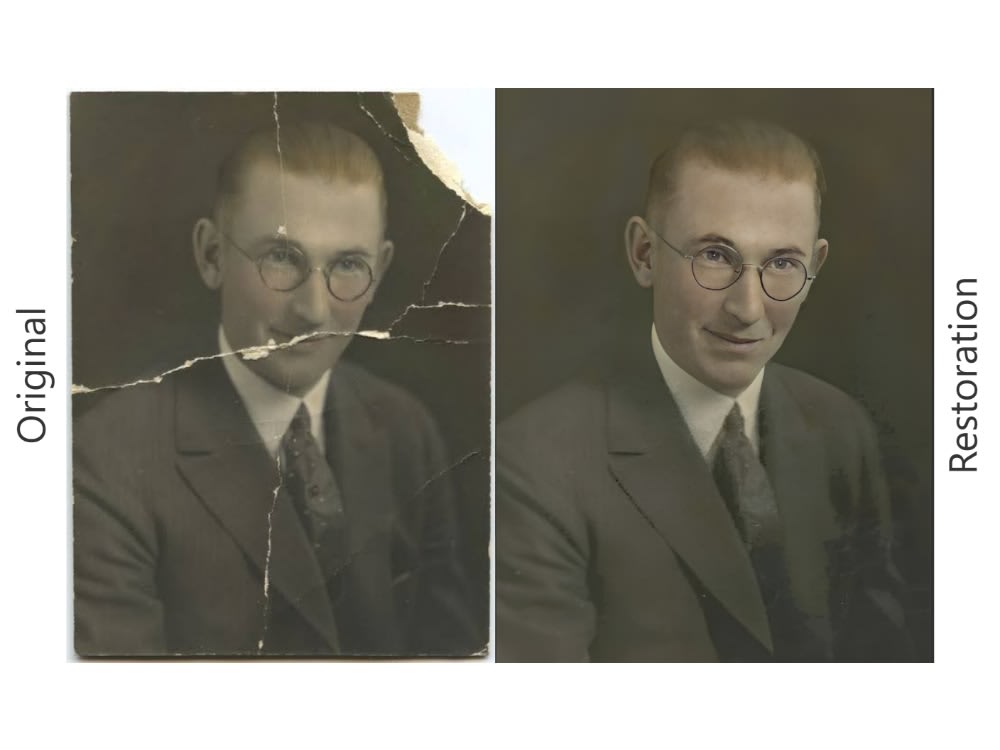 Damage Photo Restoration, Repair Photo, Image Enhancer | Upwork
