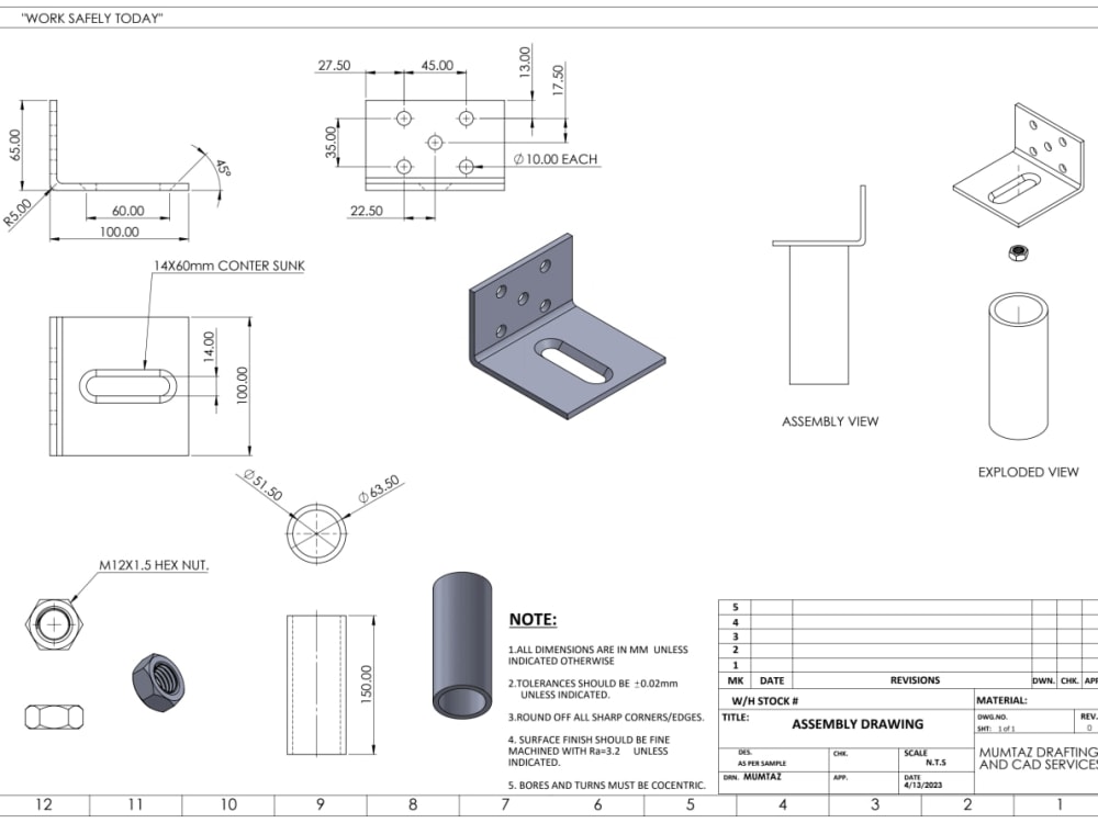 Create 3d models and design mechanical products in solidworks | Upwork