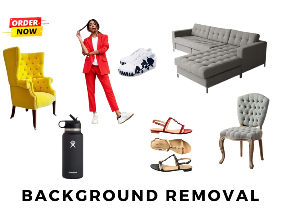 Product photo editing, background removal and photo colour change | Upwork