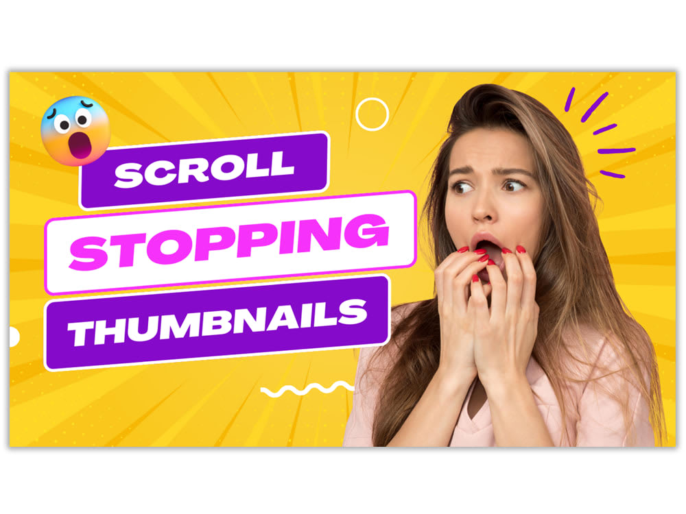 An eye-catching youtube thumbnail | Upwork