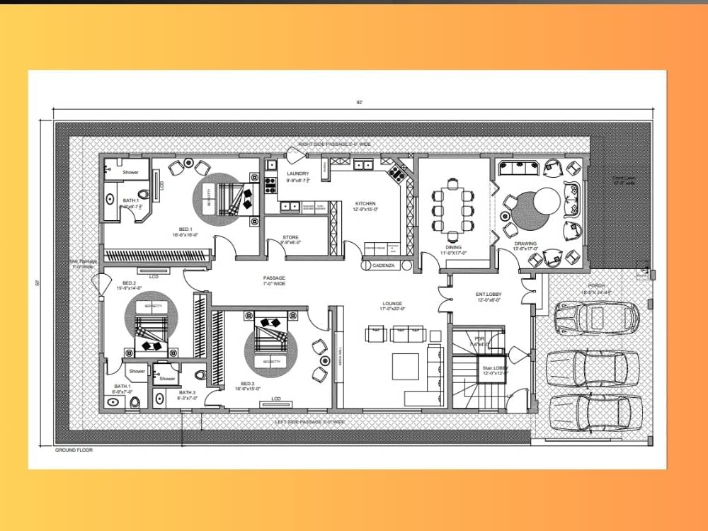 2D ARCHITECTURAL DRAWINGS AND FLOOR PLAN IN AUTO CAD | Upwork
