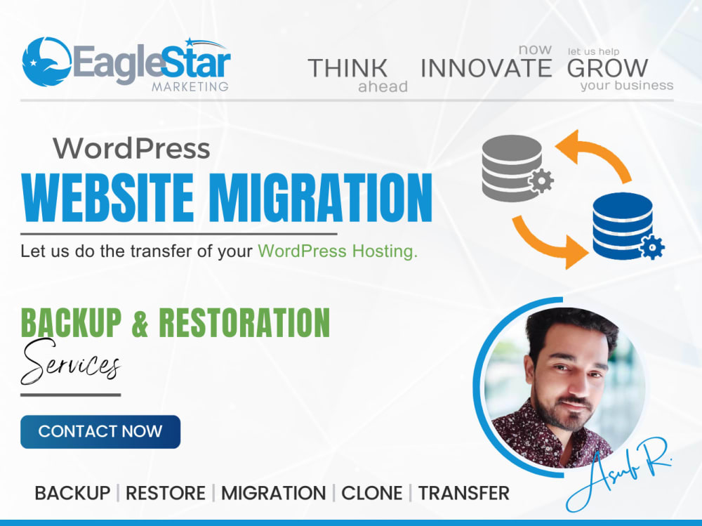 Seamless WordPress Website Migration, Cloning, and Backup Services | Upwork