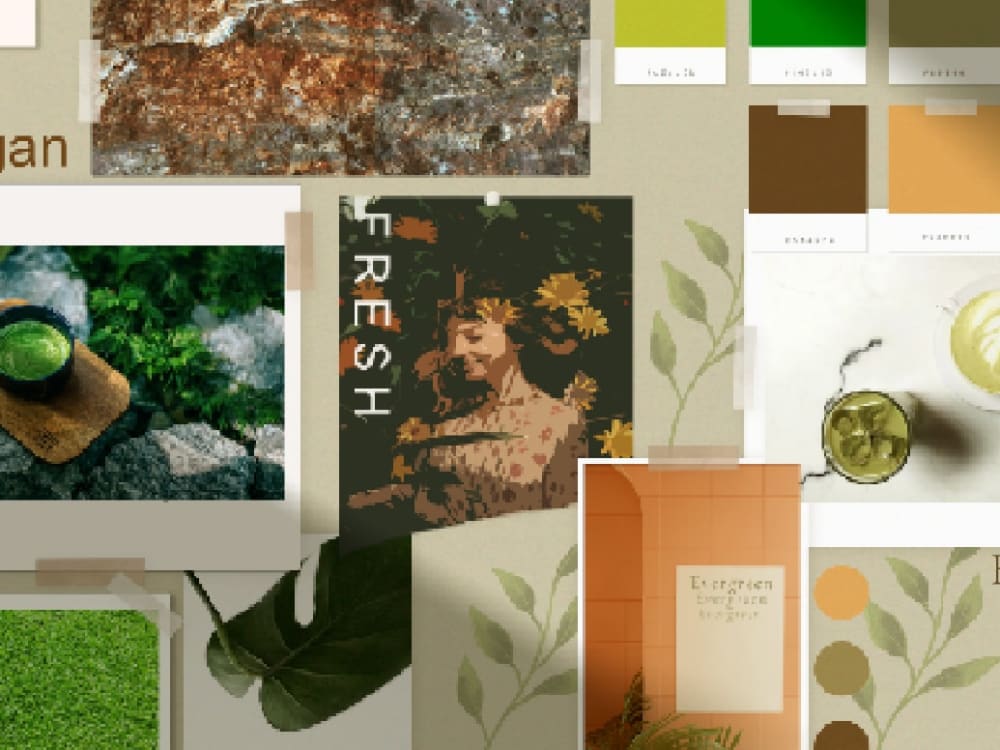 Aesthetic mood boards for your brand's visual! | Upwork