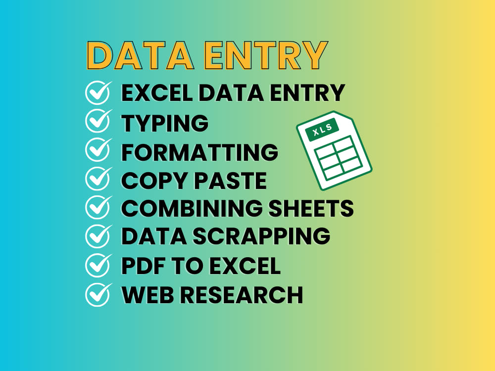 Accurate and affordable data entry and web research services | Upwork