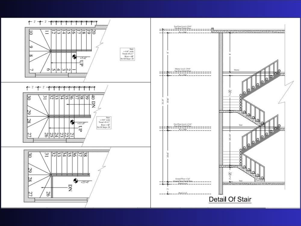 A fantastic architectural construction drawing set in auto cad | Upwork