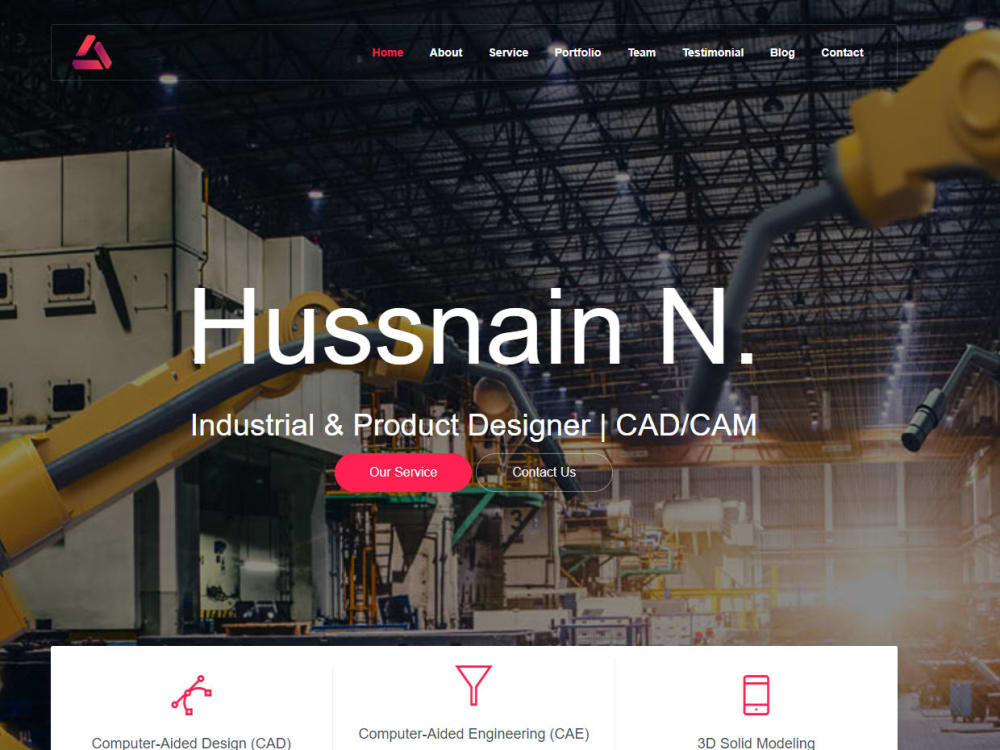Appealing Frontend Website Using Html Css Javascript Upwork