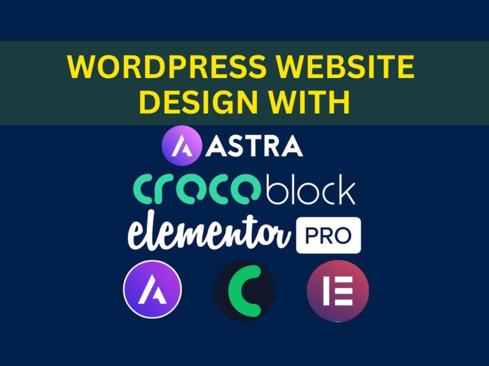 WordPress website using Crocoblock, Elementor Pro and Astra pro | Upwork
