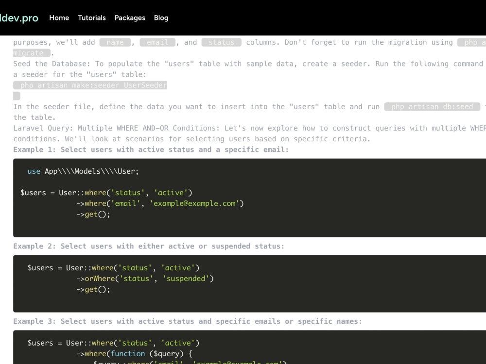 A technical blog, tutorial, documentation with working code | Upwork